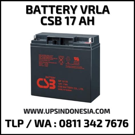 Baterai Ups Csb Gp 12170 Spesifikasi Kelebihan And Harga