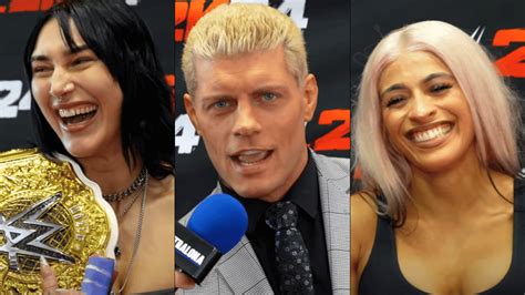 Cody Rhodes Rhea Ripley Y Zelina Vega Nos Hablan De Wwe 2k24 Pr Gamer