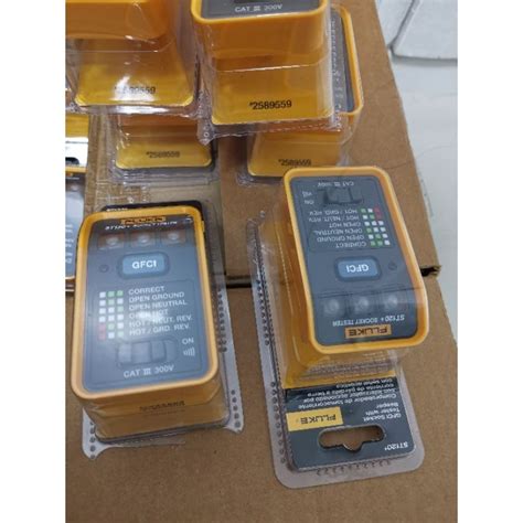 Fluke St120 Gfci Socket Tester With Beeper Shopee Thailand