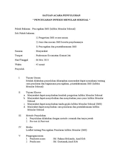 Pencegahan Infeksi Menular Seksual Pdf