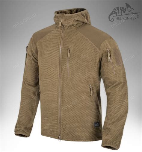 Многофункциональная тактическая флисовая кофта Helikon Tex ALPHA HOODIE ...