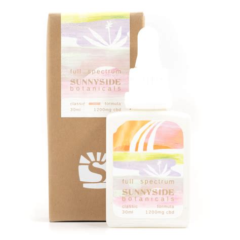 Sunnside Botanicals 1200mg Cbd Full Spectrum Tincture Dispensary