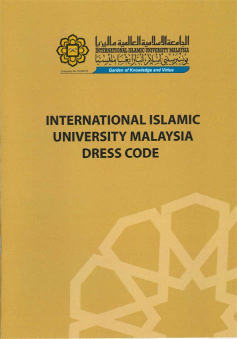 Iium Dress Code Office Of The Legal Adviser