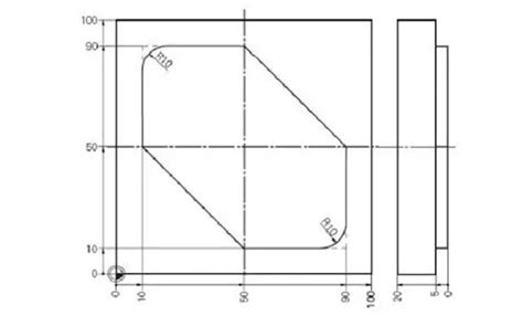 Vmc Programming Example With G41 Compensation In Hindi Vmccam