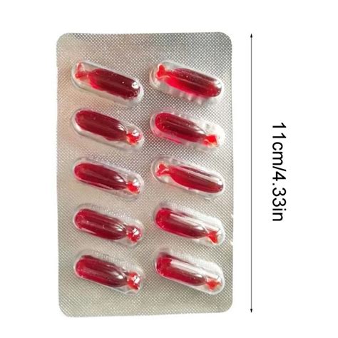 Day Party Props Hematemesis Capsules Trick Toys Fake Blood Pills Prank