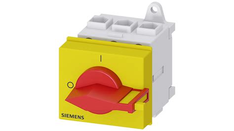 3ld2230 0tk13 Siemens 3 Pole Din Rail Isolator Switch 32a Maximum