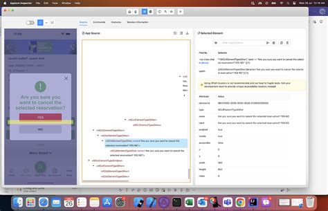 Appium Inspector Is Not Able To Locate A Pop Up For An APP In IOS