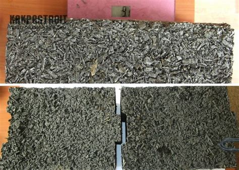 Cement And Sawdust Blocks Making Bricks For A Bath And A House With Your Own Hands As They Are