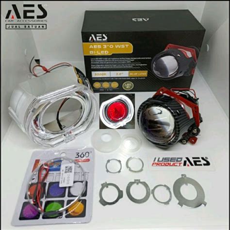 Jual PROJECTOR BILED AES W CARBON INCH PAKET PNP GARANSI BULAN BILED AES IN W