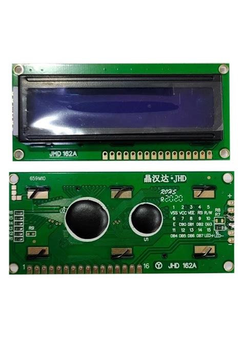 X Jhd A Blue Lcd Character Display Display Size X X