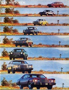 1976 Ford Full Line Foldout