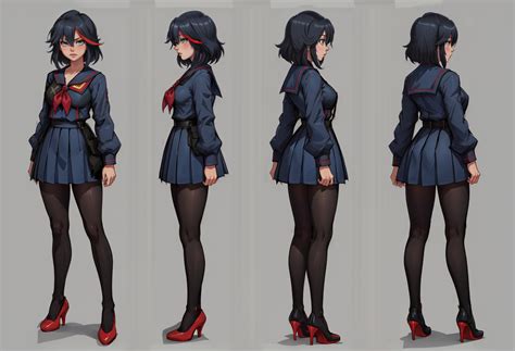 Rule 34 Ai Generated Aicharacter Sheet Full Body High Heels Kill La