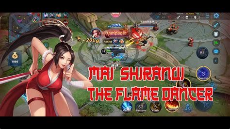 Mai Shiranui King Of Glory Best Moments Youtube