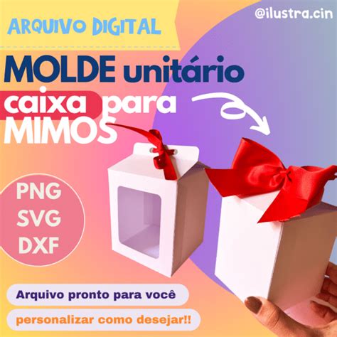 Arquivo De Corte Caixa Sextavada Alta Ilustra Cin