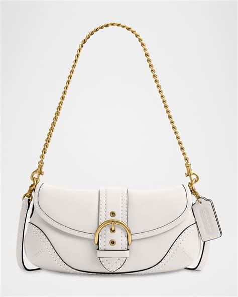 Coach Tabby Cargo Buckle Leather Shoulder Bag Neiman Marcus