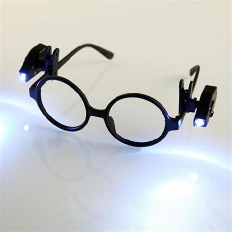 2 Pcs Mini Led Flashlight Adjustable Eyeglass Clip Light Reading Ligh