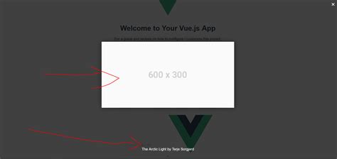 It Only Display A Dark Black Overlay Window With No Picture With Vue Js
