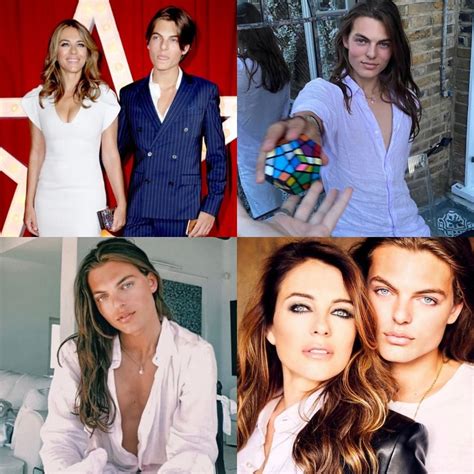 Сын Элизабет Херли превратился в ее точную копию — и даже одевается так же Моя семья мое