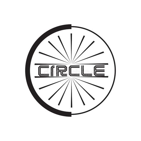 Circle Logo Template Vector Design Stock Vector Illustration Of Icon