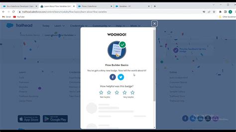 Learn About Flow Variables Flow Builder Basics Salesforce Youtube