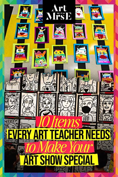 10 Items Every Art Teacher Needs To Make Your Art Show Extra Special In 2025 Elementary Art