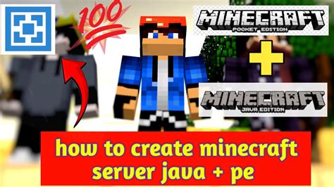 How To Make Minecraft Server Java Edition Pocket Edition Youtube