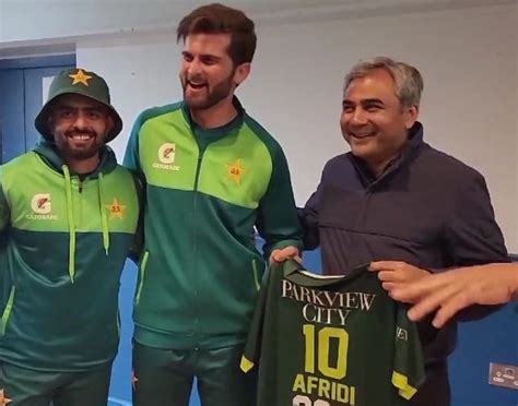 Pcb Honours Babar Azam And Shaheen Shah Afridi With Special Jerseys