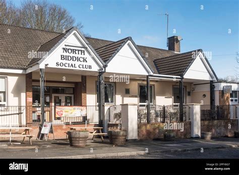 North Biddick Social Club Washington North East England Uk Stock