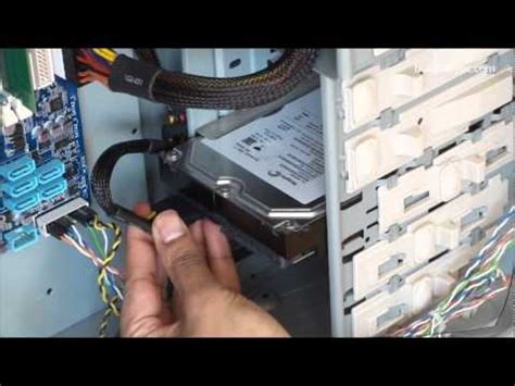 Build Your Own PC Step 5 How To Install A SATA Hard Drive YouTube
