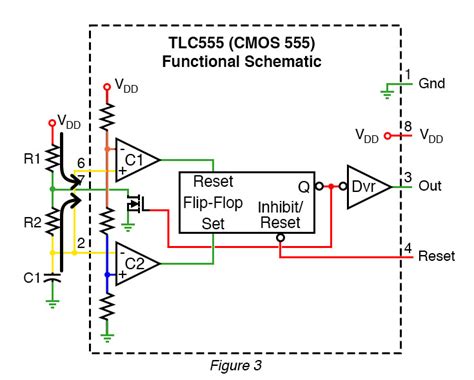 Cmos 555 Long Duration Minimum Parts Red Led Flasher 555 Timer Circuits Electronics Textbook
