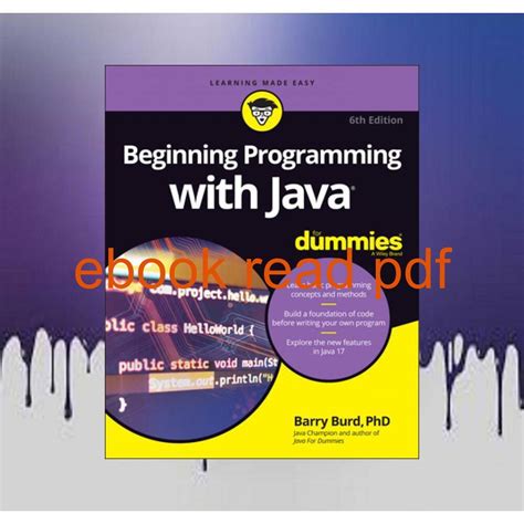 Artstation Ebook Beginning Programming With Java For Dummies Pdf By