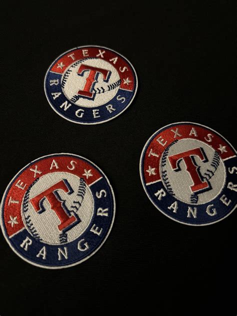 Parche Bordado Mlb Texas Rangers Para Planchar Supercap