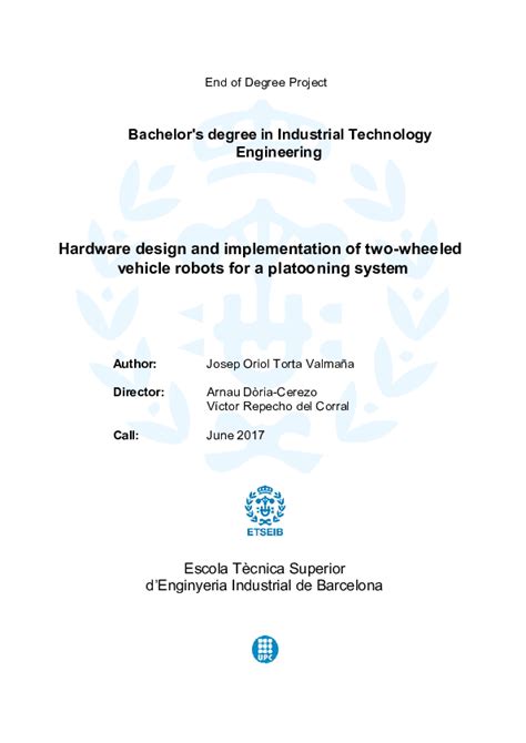 Pdf Hardware Design And Implementation Of Two Wheeled Vehicle Robots