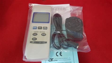 Lutron Lx 1102 Light Meter High Resolution Lux Meter Commercial