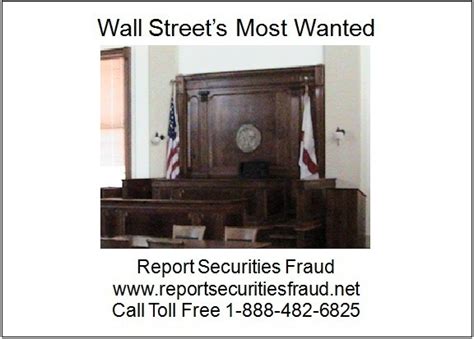 Wall Streets Most Wanted Report Securities Fraud Sec Charges Jeffrey A Wolfson And Robert A