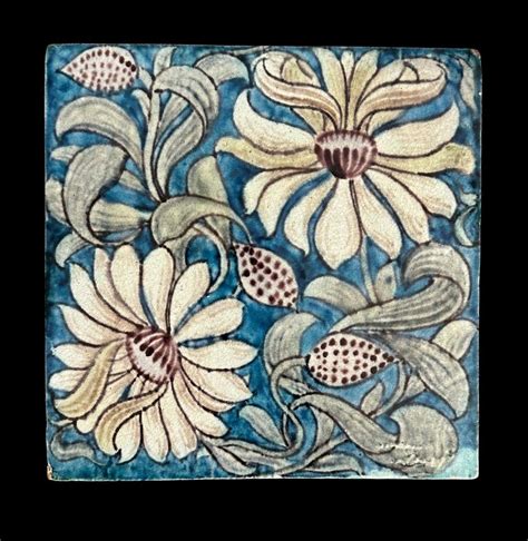 William De Morgan Tile British Antique Dealers Association