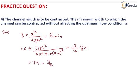 4th Numerical Of Gate Previous Year Gate Questions Hydraulics Gate Youtube