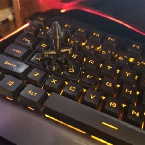 Download Stl File Wasd Joypad Joystick For Keyboards Gaming • 3d Printable Model ・ Cults