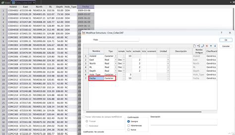 Cómo filtrar sondajes por fecha en formato AAAA MM DD Micromine