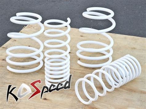 Purchase DNA WHITE SUSPENSION LOWERING SPRING SPRINGS FOR 08 11 SUBARU