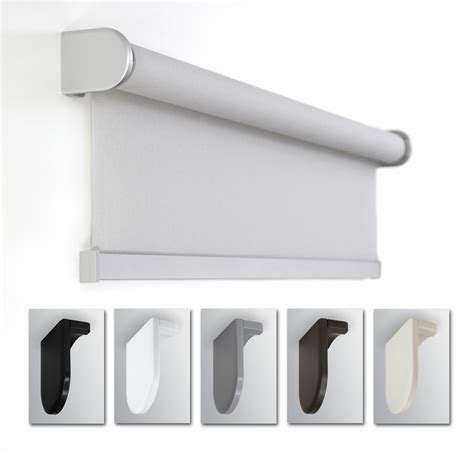 Enhance Your Roller Shades With Stylish Bracket And Motor Covers Custom Window Treatments