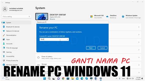 Cara Mengganti Nama PC Atau Komputer Di Windows YouTube