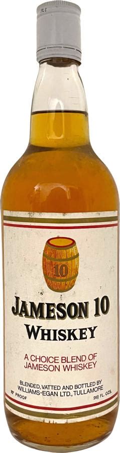 Jameson 10 Whiskey Ratings And Reviews Whiskybase