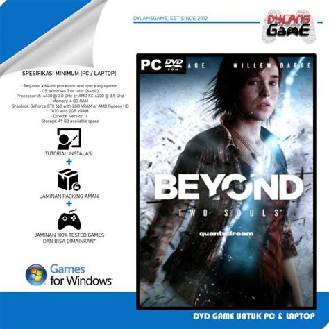 Beyond Two Souls PC Kaset Game PC Game Laptop Lazada Indonesia
