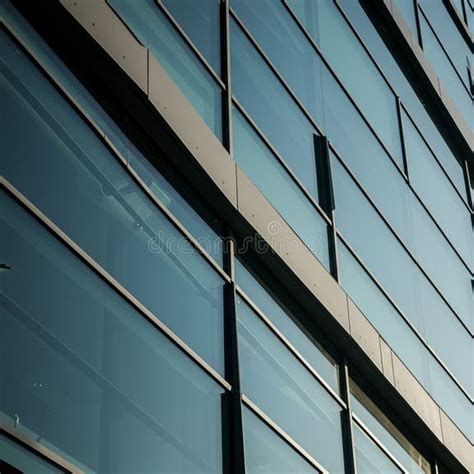Glass Facade Of A Modern Building Reflecting Sky And Surroundings