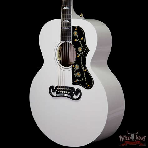 Gibson White Acoustic Guitar