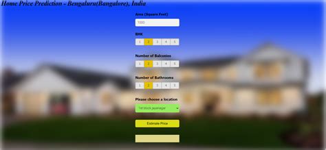 GitHub Keyush Bangalore HomePrice Prediction UI Application For Predicting Home Prices