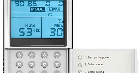 Tens Machine Settings For Beginners The Dots