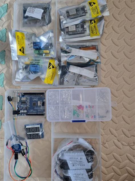 Arduino Uno Sensors Accessories Ep Breadboard Wires Cable Digital Computers And Tech Parts