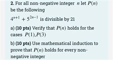 solved 2 for all non negative integer n let p n be the
